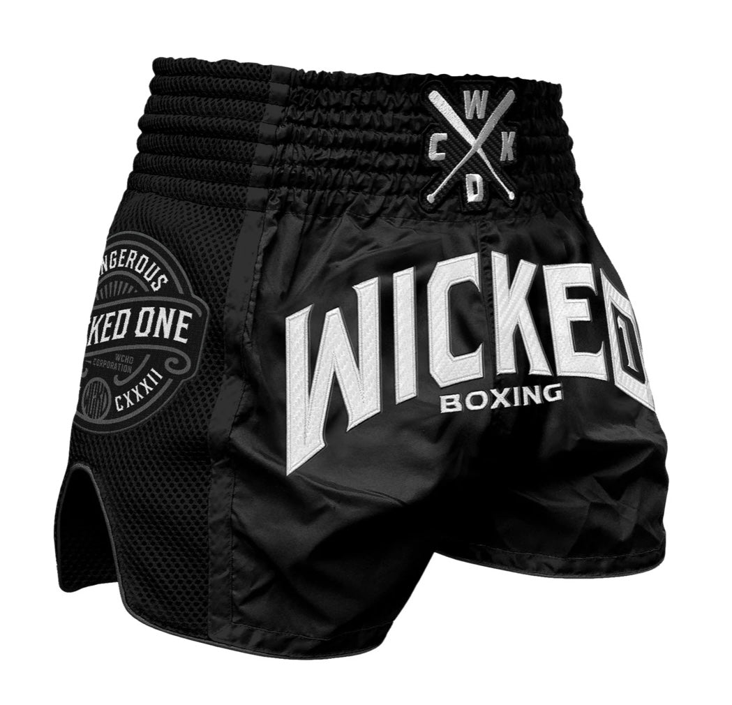 MUAY THAI SHORT BLOCK BLACK – Kingdom Supply Co